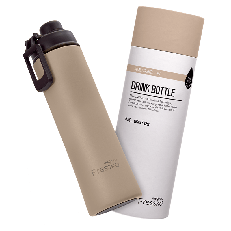 Fressko Drink Bottle – Reusable & Leakproof Design – 29lines